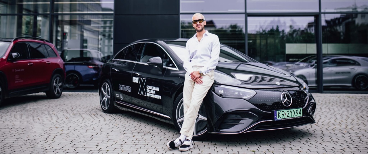 IGO i jego nowe auto Mercedes EQE - współpraca | Sobiesław Zasada ...